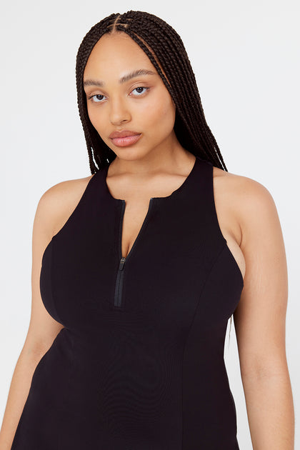 SKINLUXE ACTIVE DRESS - SHADOW BLACK – TALA