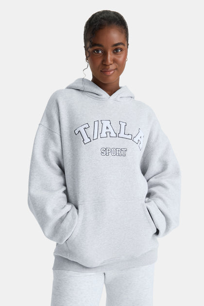 OVERSIZED CLUB HOODIE - GREY MARL – TALA